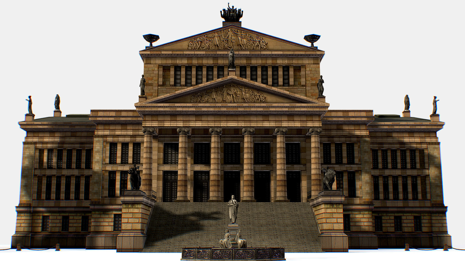AR VR Historical Building Architectural Monument 3D Model Collection ...