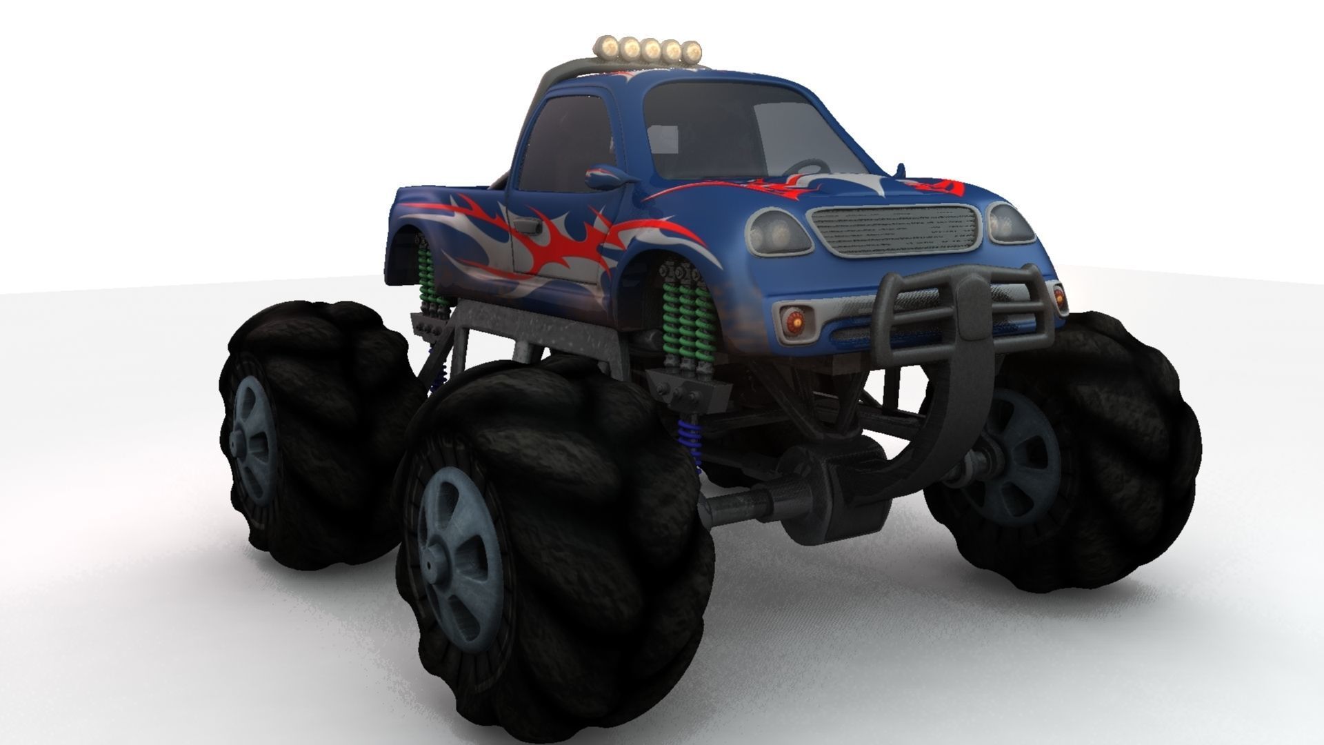 Monster Truck 3D model | CGTrader