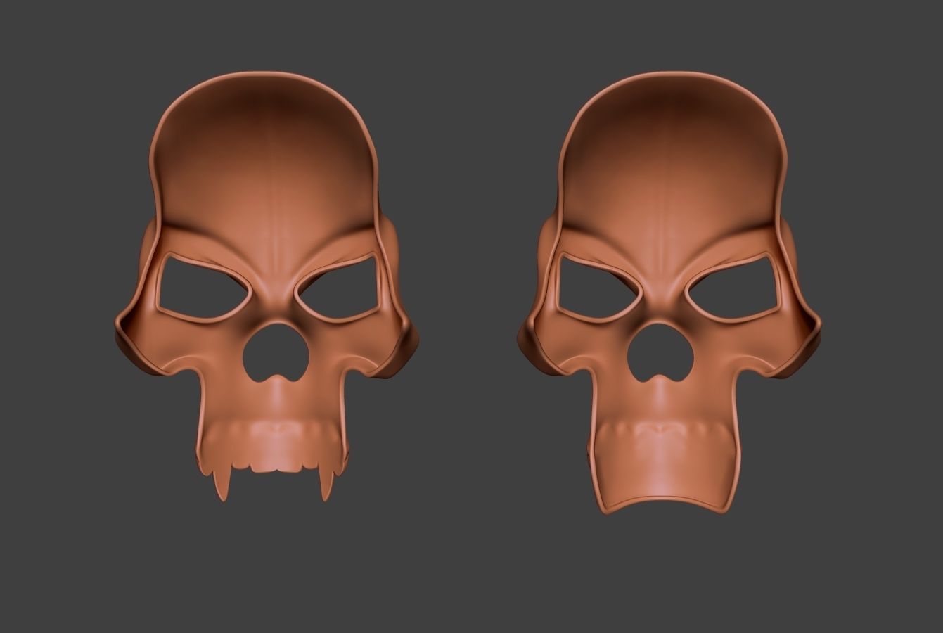 Skull Mask 3 3D model 3D printable | CGTrader