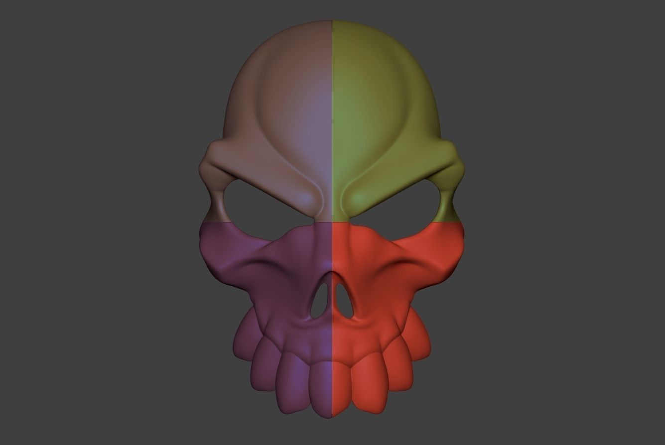 Skull Mask Collection 3D model 3D printable | CGTrader