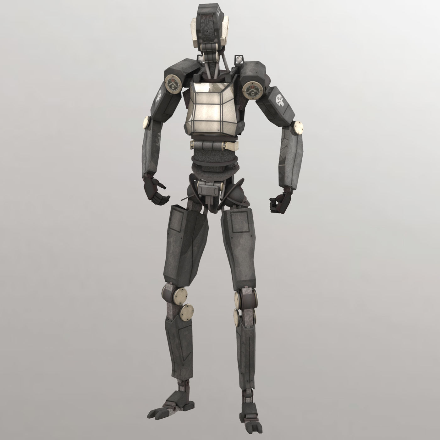 Robots Rigged Low Poly 3D Model Collection | CGTrader