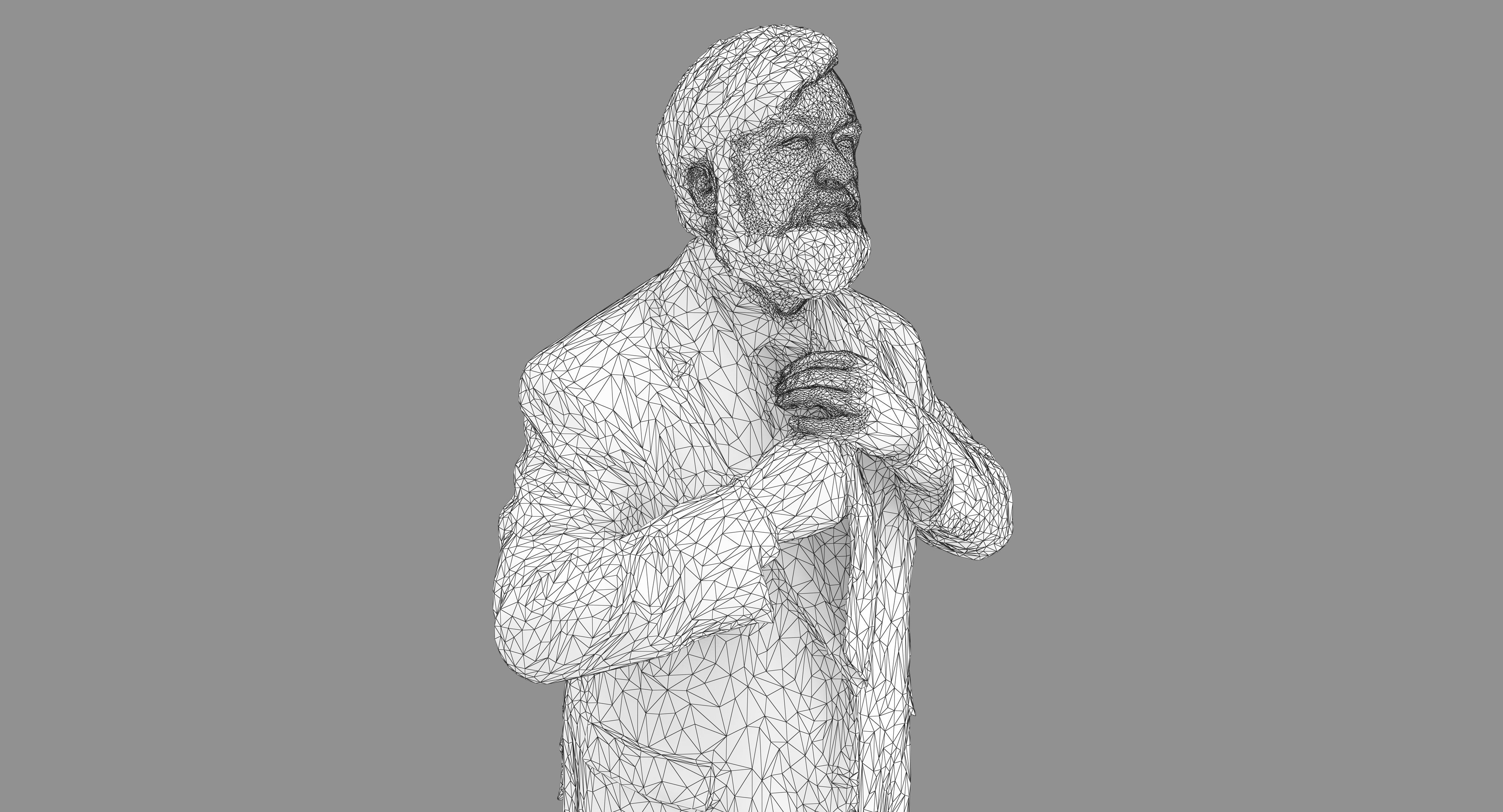 3D model Oldman Fix Tie VR / AR / low-poly | CGTrader
