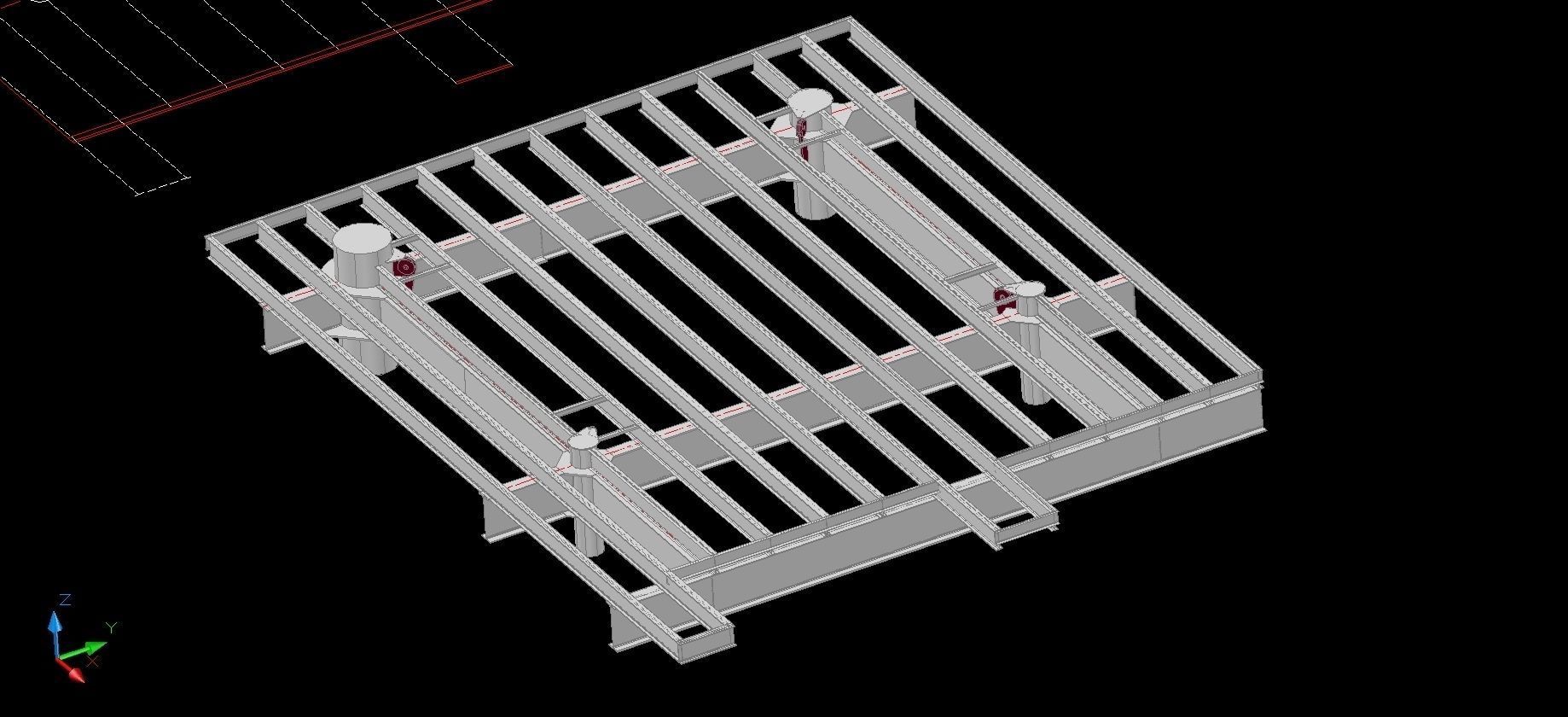 3 Part deck design free 3D model | CGTrader