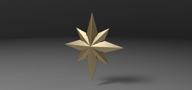 3D printable Captain Marvel emblem 2 3D model | CGTrader
