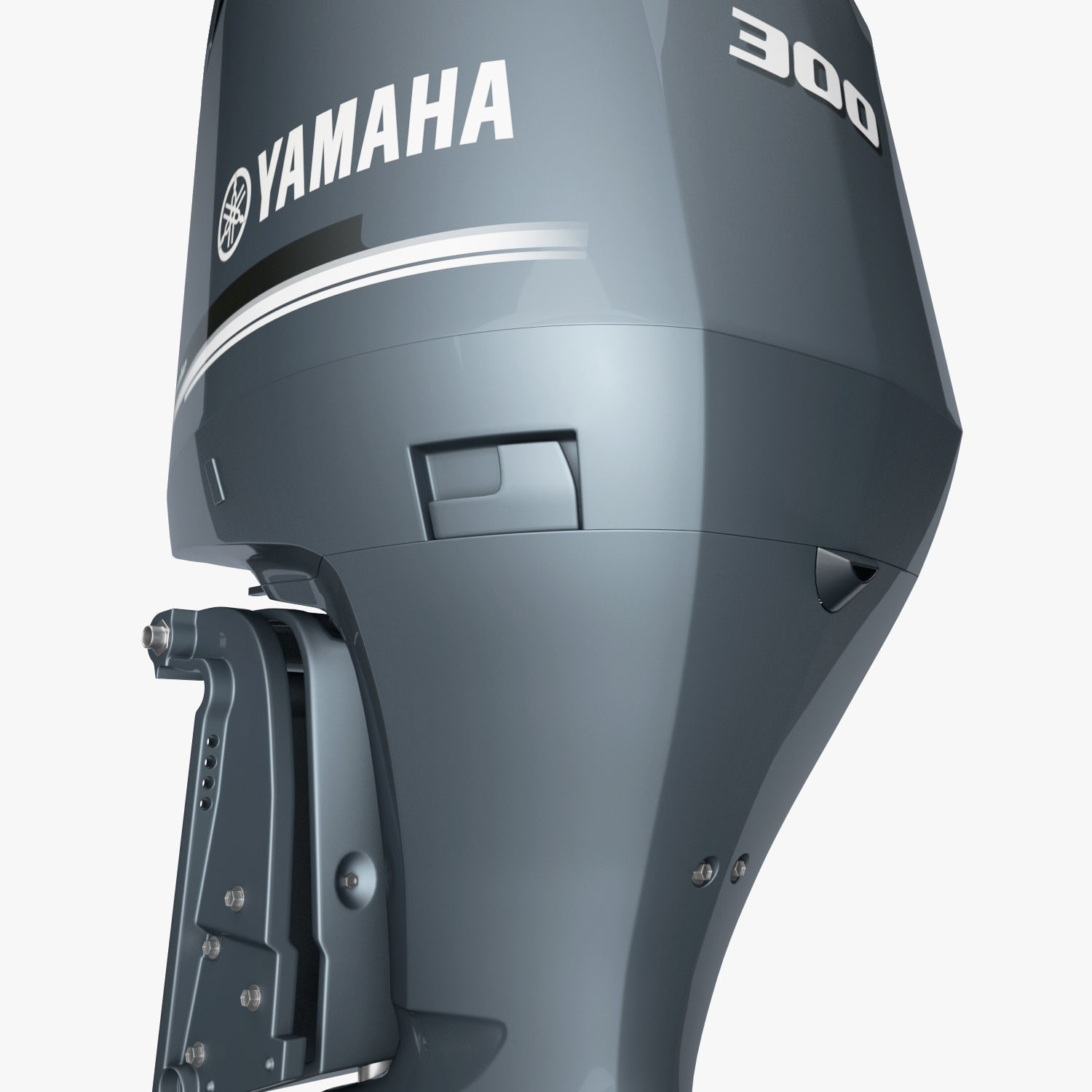 Yamaha Four Stroke 300hp V6 Outboard Motor 3D model | CGTrader