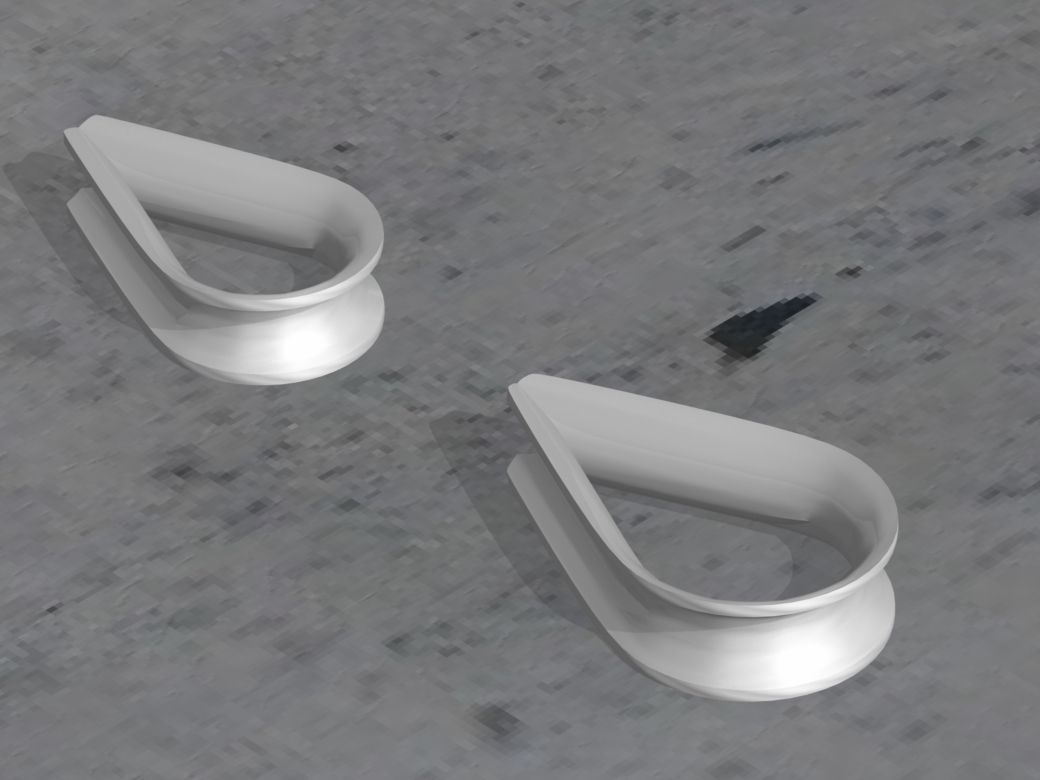 Thimbles free 3D model | CGTrader