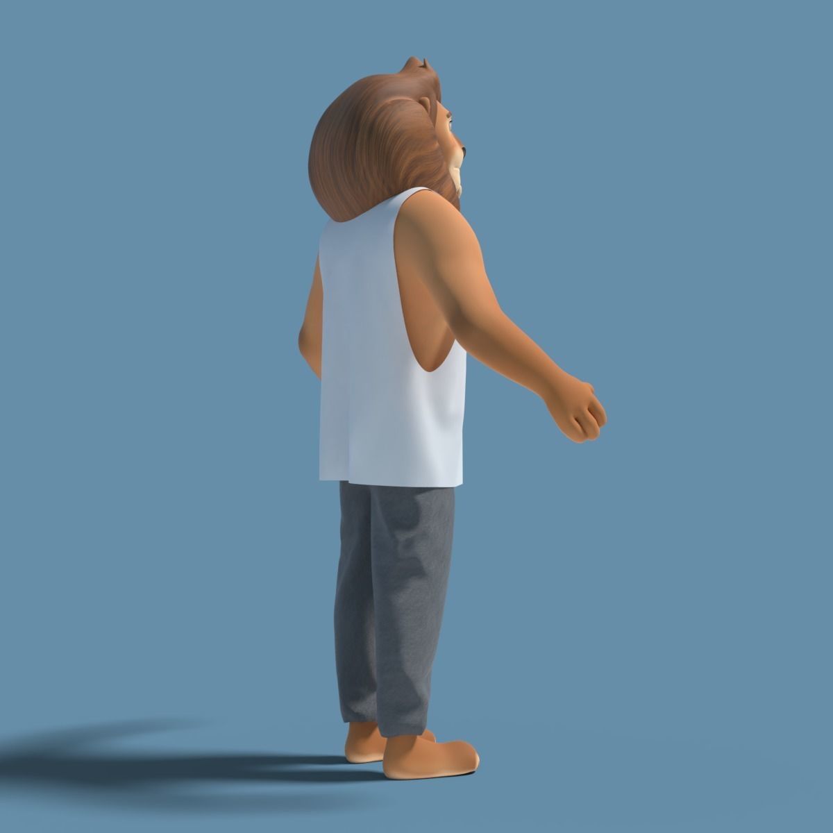 Sam the Lion 3D model | CGTrader