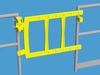 Double bar safety gate free 3D model | CGTrader