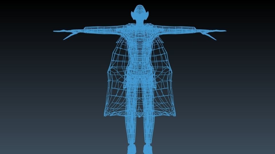 3D model Simple Vampire Model VR / AR / low-poly rigged | CGTrader