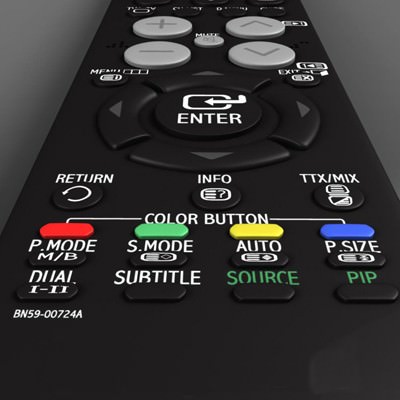 TFT remote control 3D model | CGTrader