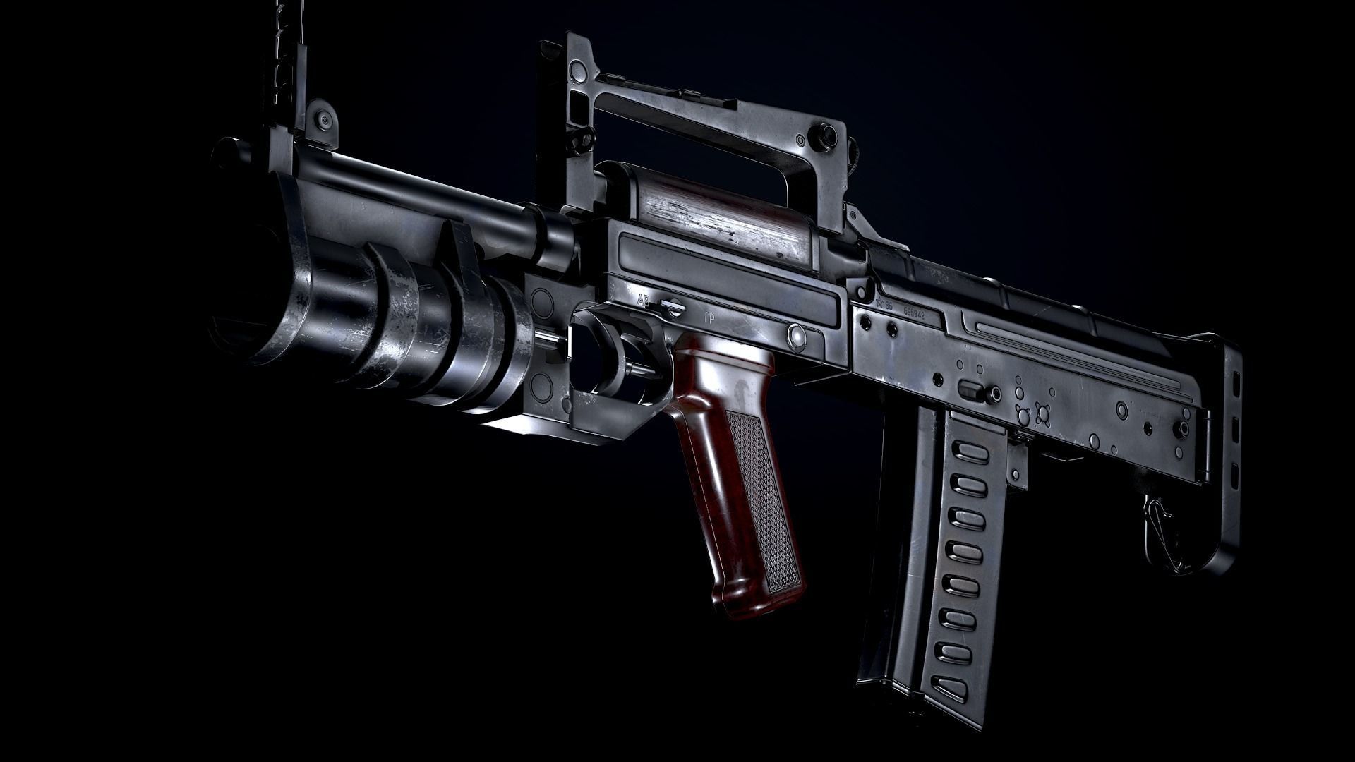 3D model OTs-14 Groza Variants PBR VR / AR / low-poly | CGTrader