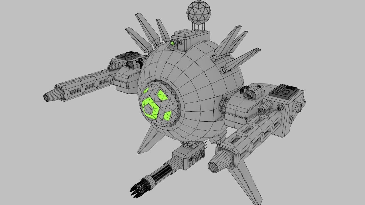 Light spaceships collection VR / AR / low-poly | CGTrader