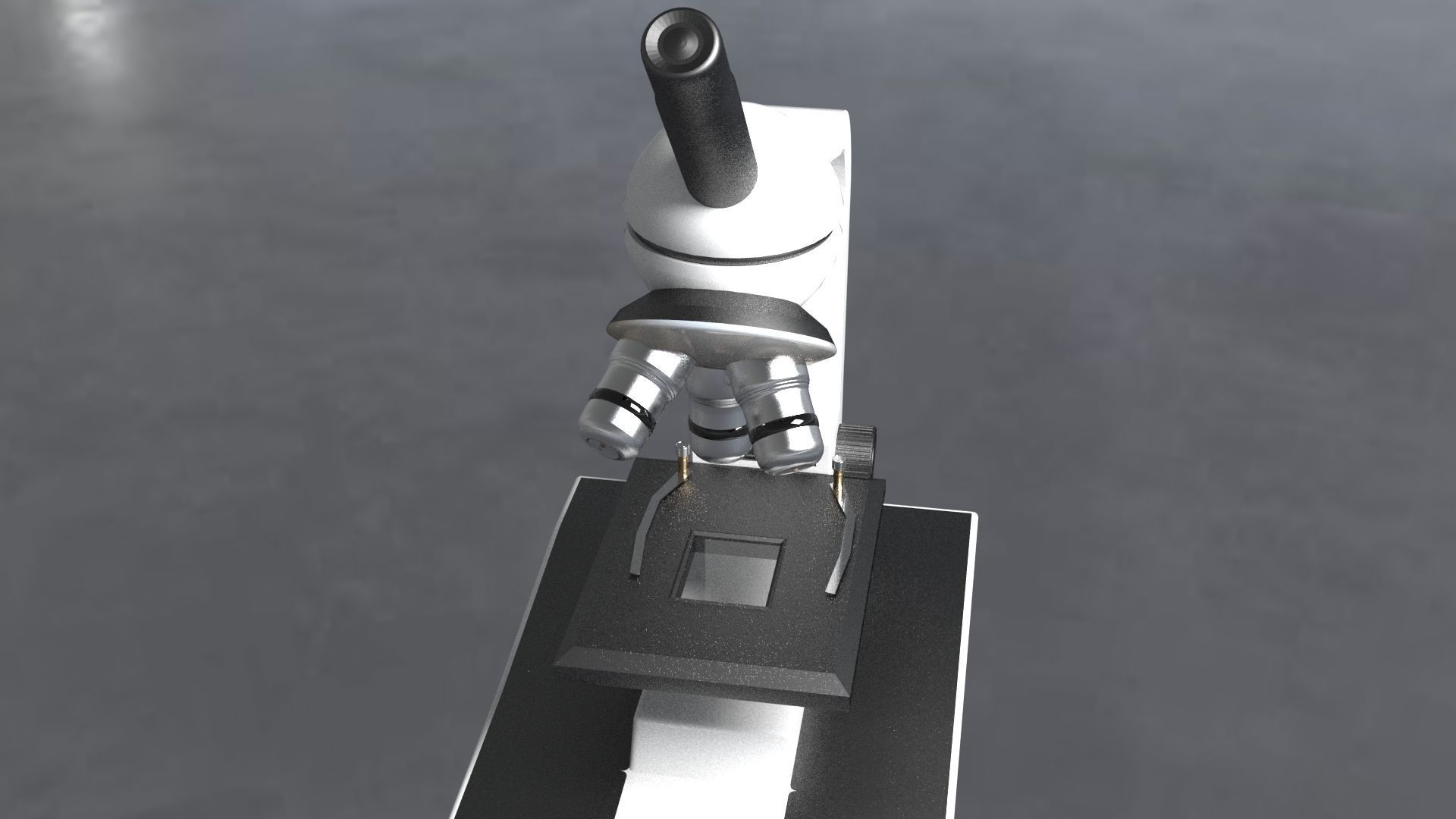 Microscope free VR / AR / low-poly 3D model | CGTrader