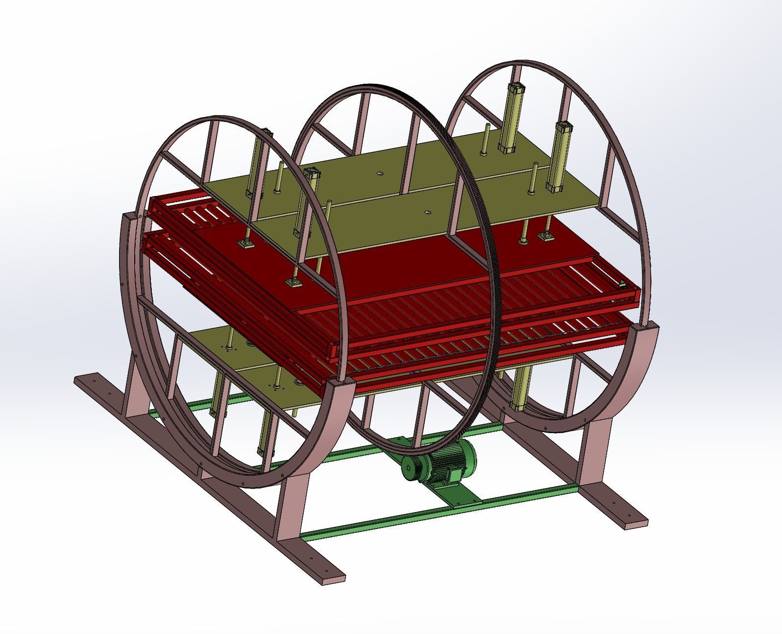 Double - station rotating conveyor 3D model | CGTrader