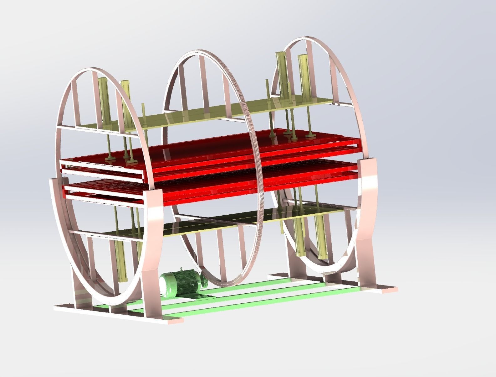 Double - station rotating conveyor 3D model | CGTrader