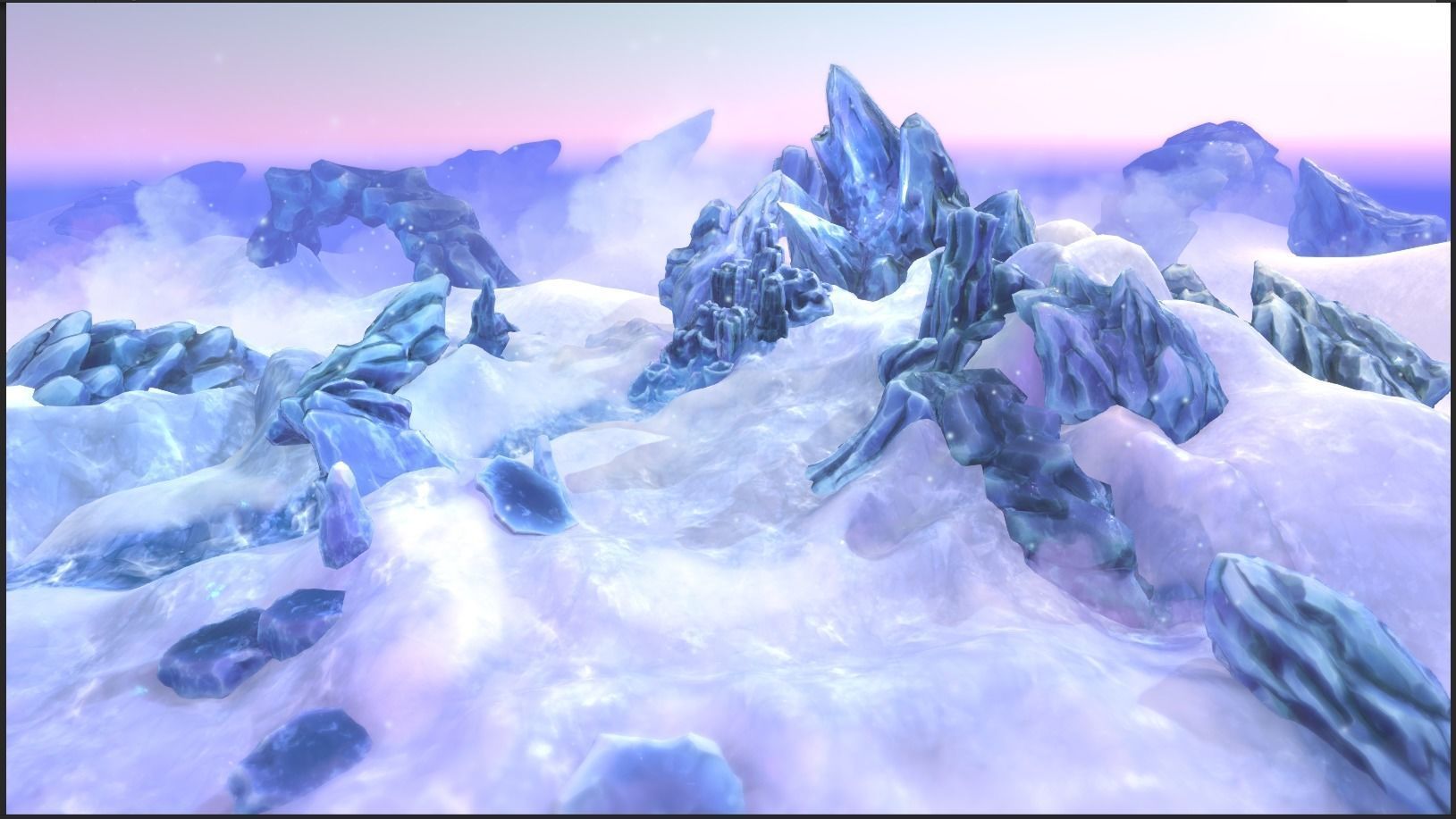 3D model FROST - Frozen Environment Kit VR / AR / low-poly | CGTrader