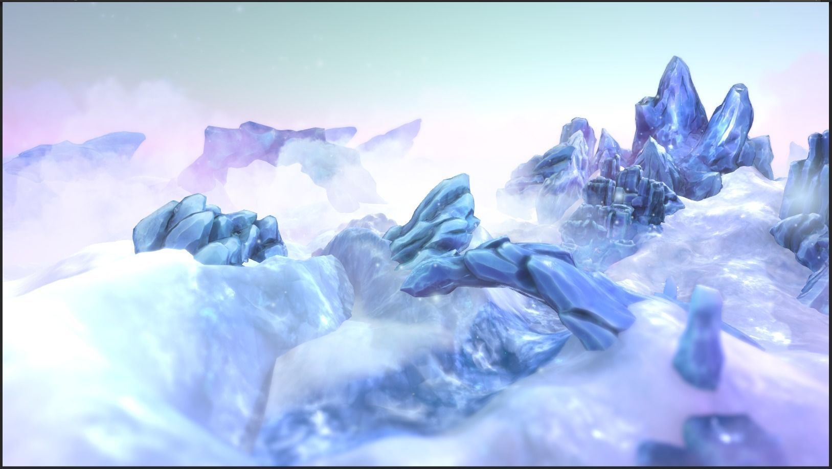 3D model FROST - Frozen Environment Kit VR / AR / low-poly | CGTrader