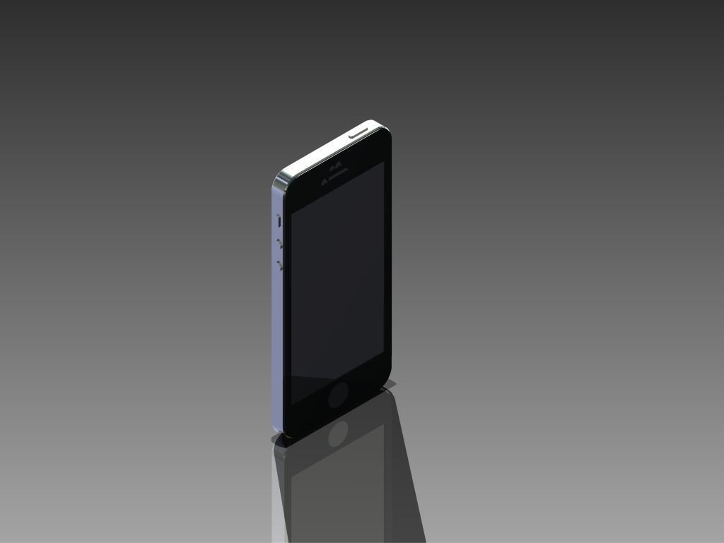 sinmple iphone 5 model free 3D model | CGTrader