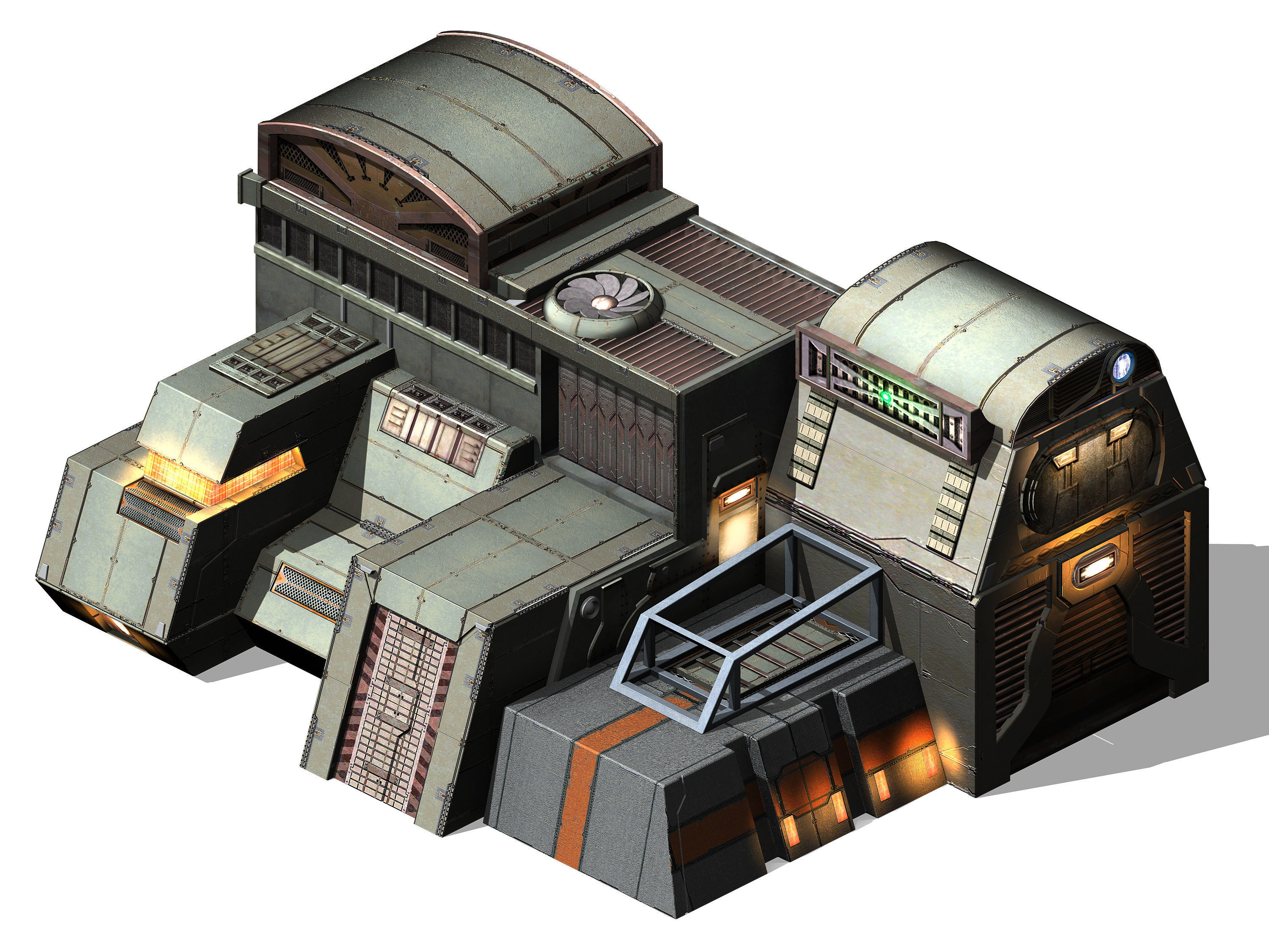 Space-Arsenal 3D model | CGTrader