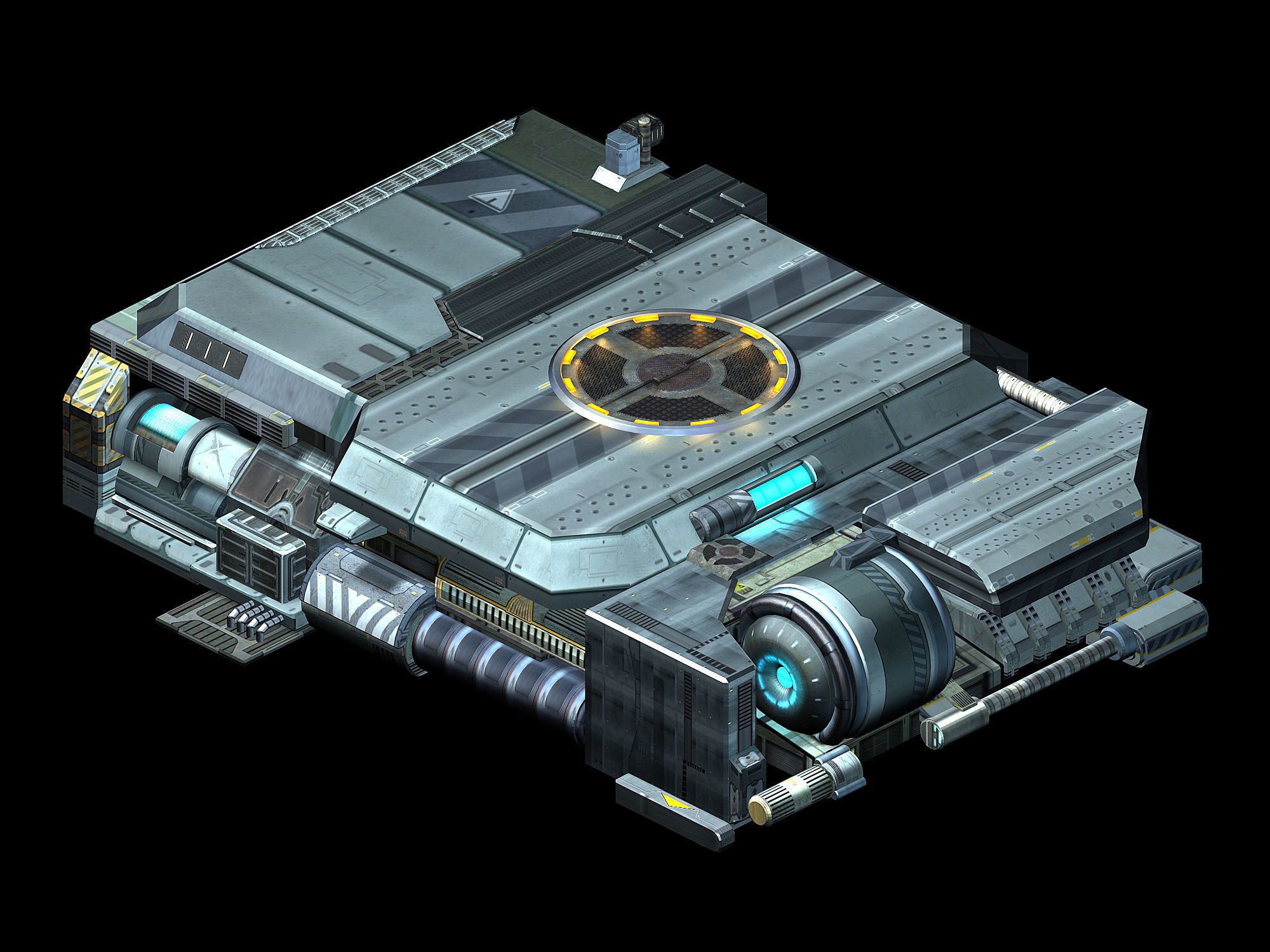 Spacecraft - Ground Platform 07 3D model | CGTrader