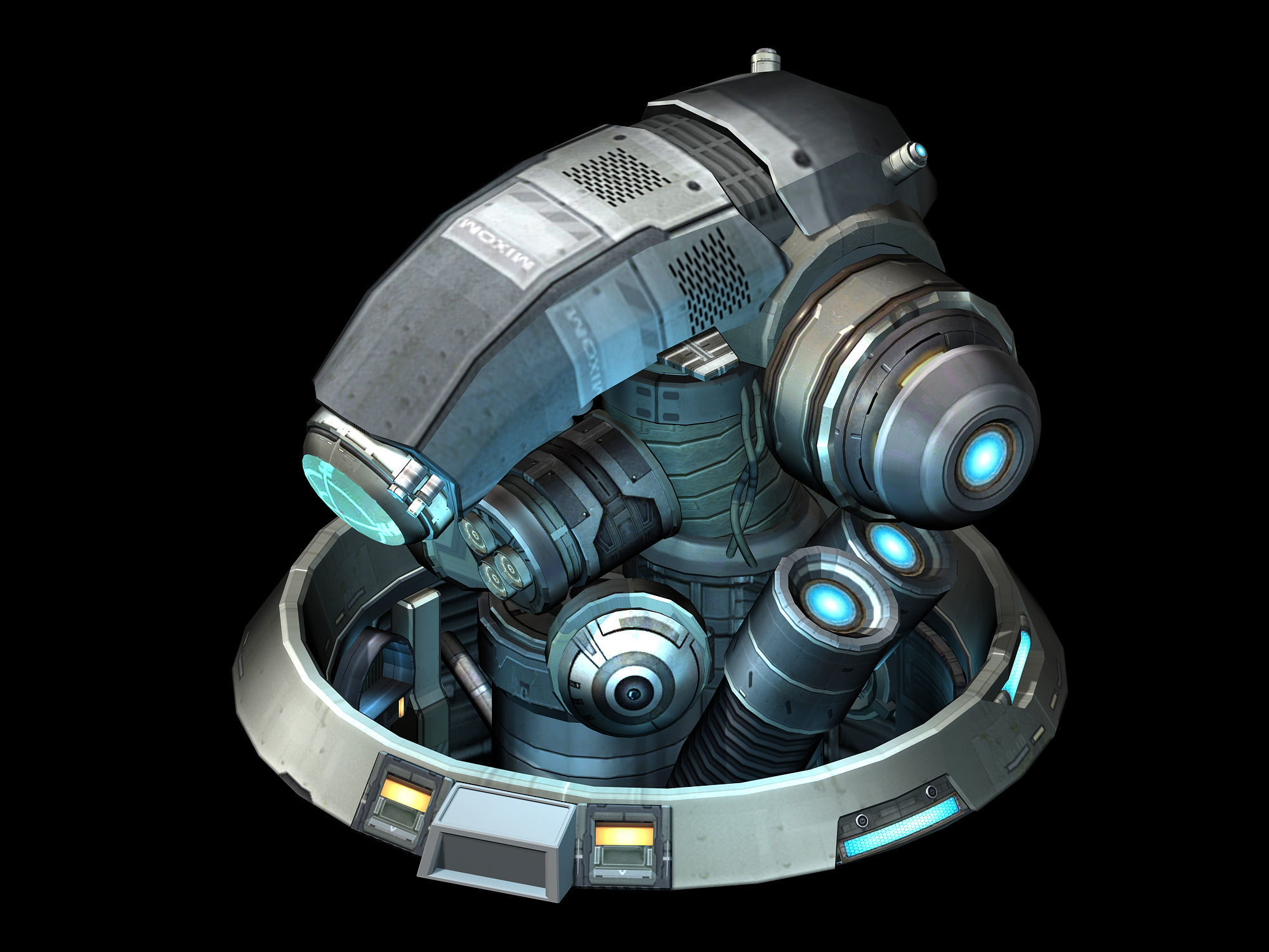 Spacecraft - Ground Objects 01 3D model | CGTrader