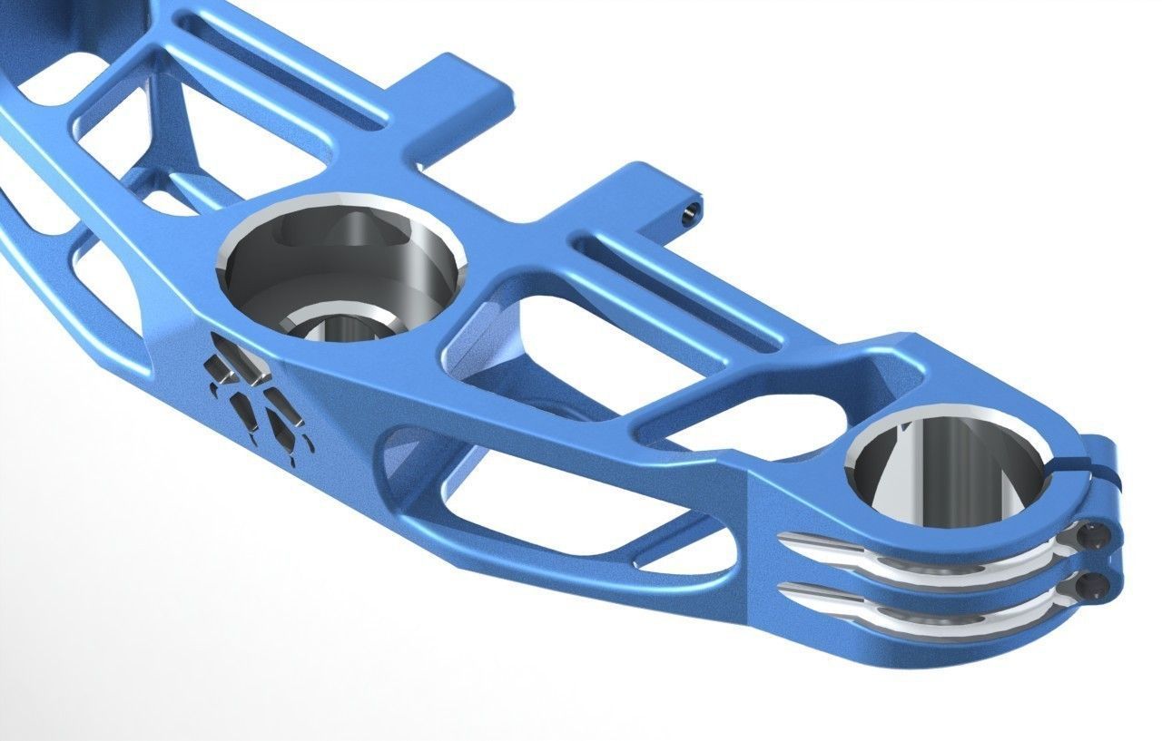 amarok triple clamp remake free 3D model | CGTrader