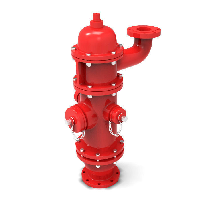 American Flow Control B50B HYDRANT 3D model | CGTrader
