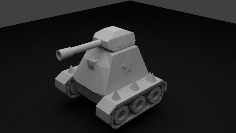 Low Poly Game Ready Tank Model free VR / AR / low-poly 3D model | CGTrader