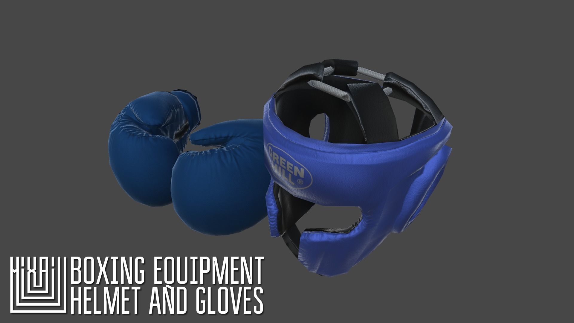 3D model Boxing equipment - helmet and gloves VR / AR / low-poly | CGTrader