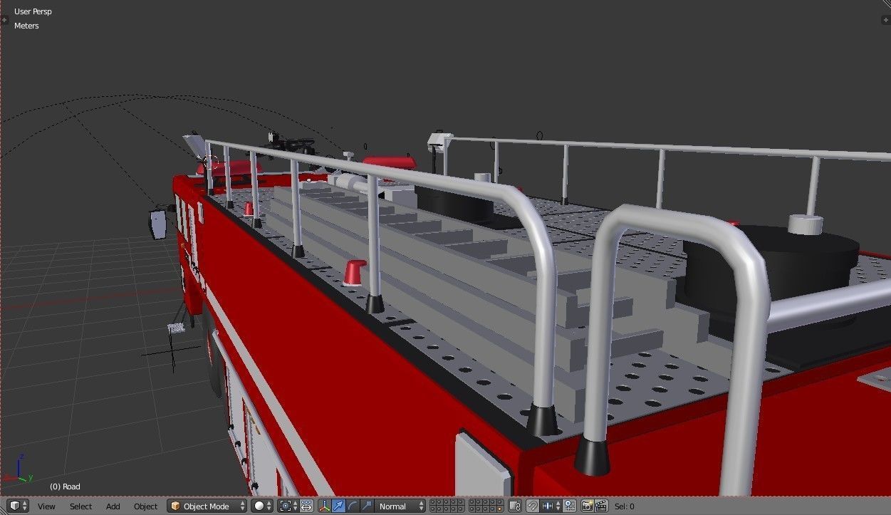Airport Fire Truck ARFF Crash Tender 8x8 3D model | CGTrader