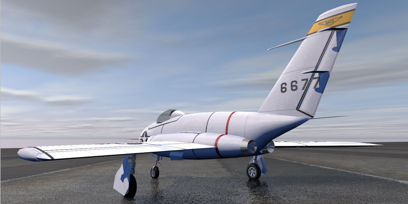 Northrop X-4 Bantam 3D model | CGTrader