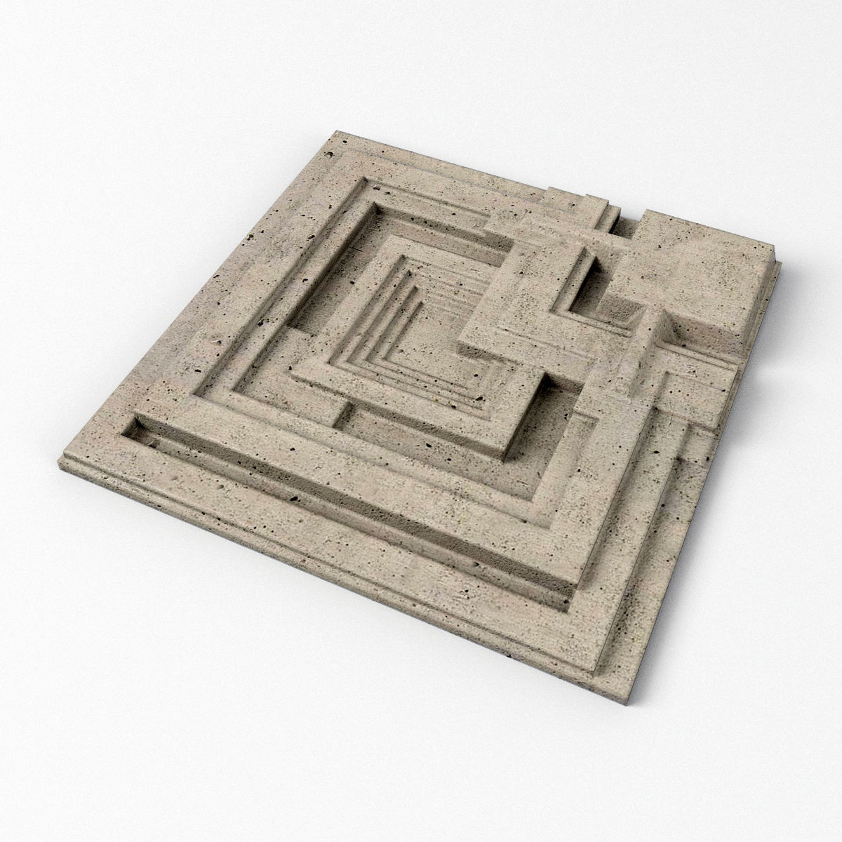 3D model Ennis House Tile - Frank Llyod Wright VR / AR / low-poly ...