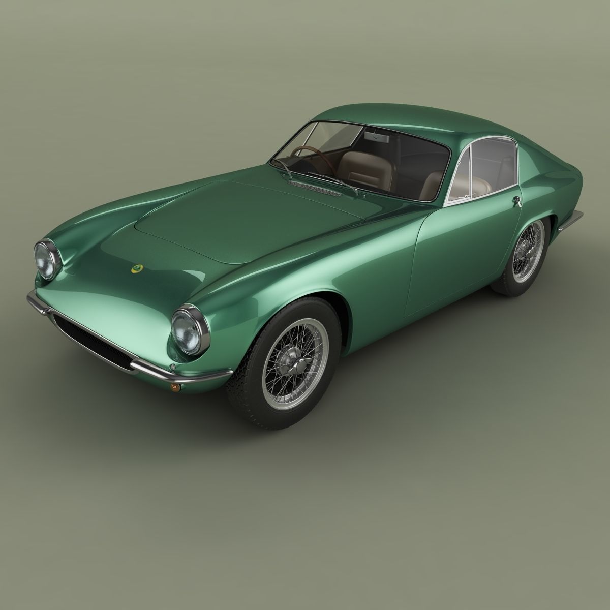 Lotus Elite Fastback 3D model | CGTrader