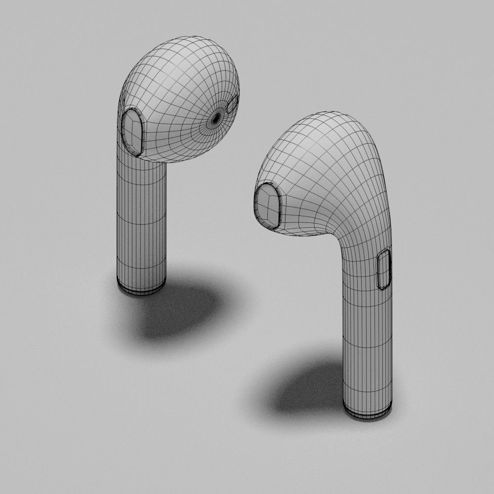 Wireless Earbuds 3D model | CGTrader