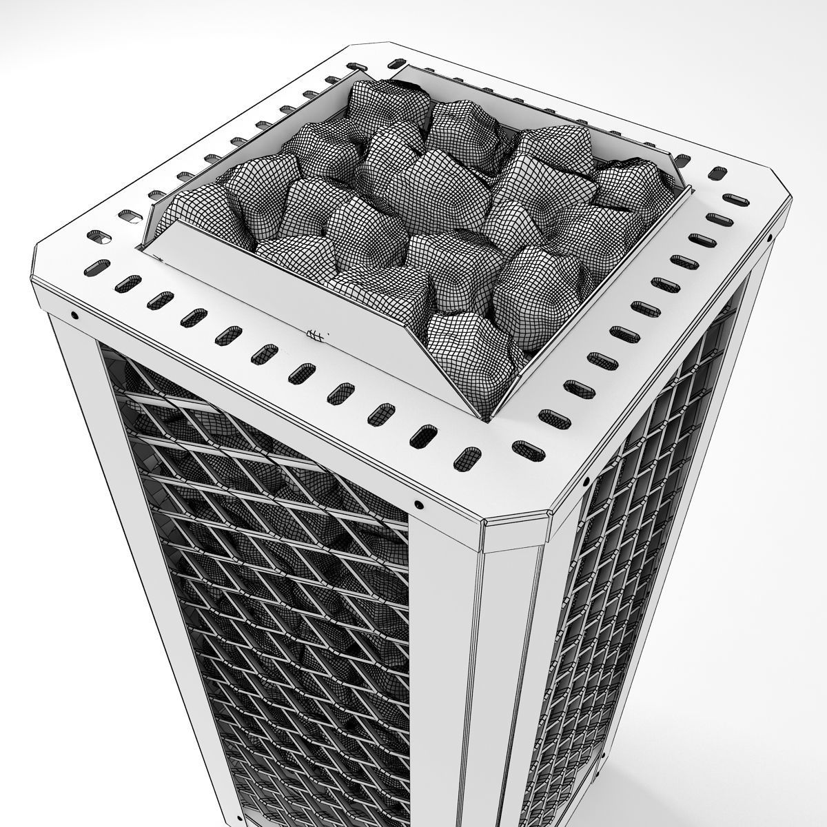 EOS Saunadome II sauna heater unit 3D model | CGTrader