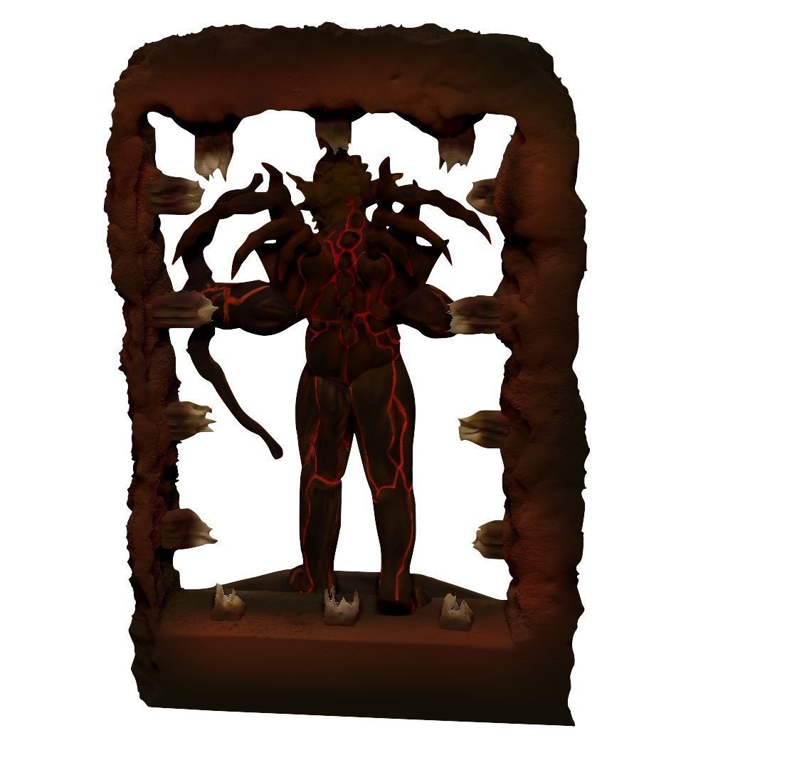 Kumasogami the Lava God 3D model 3D printable | CGTrader
