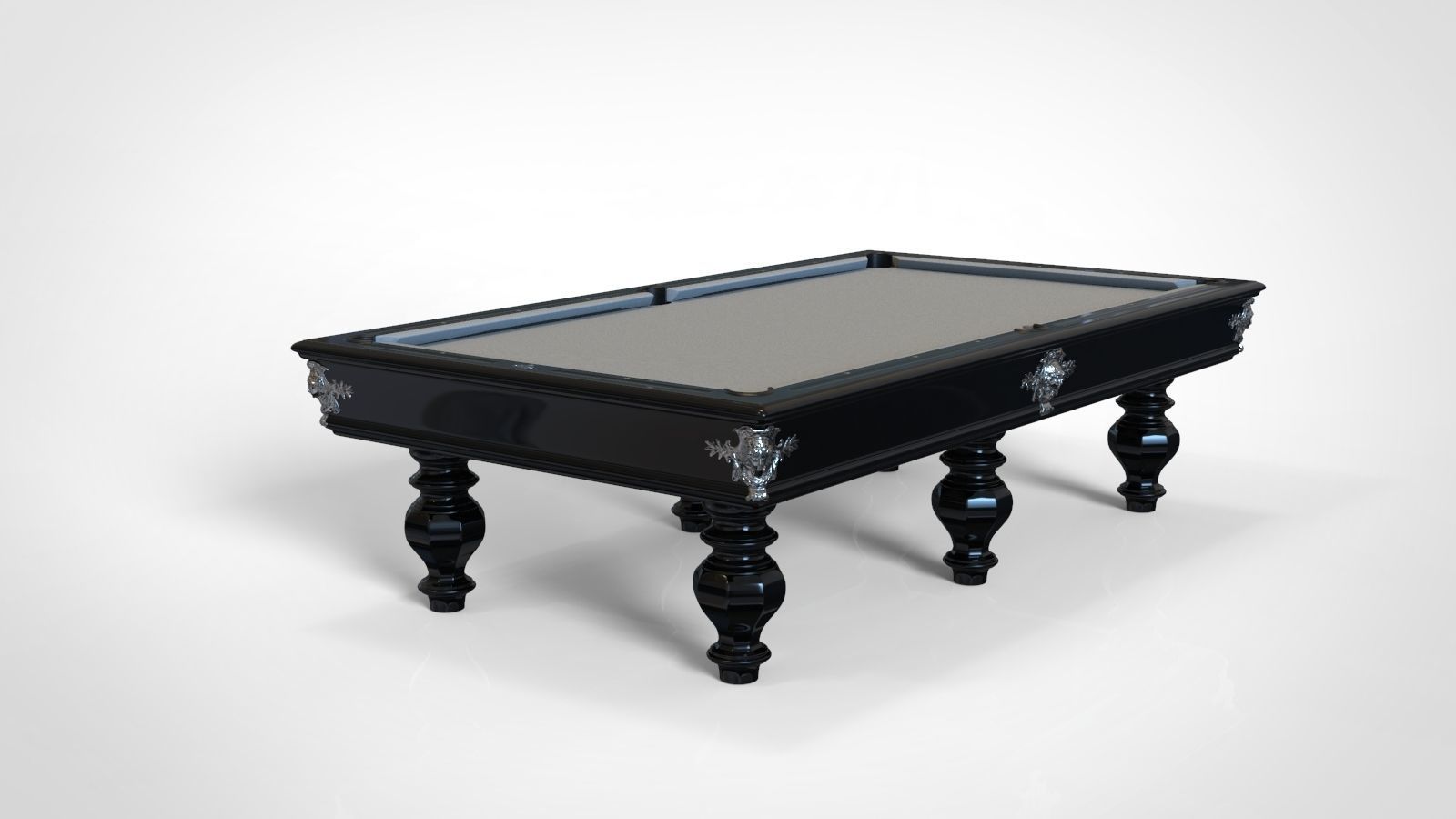 POOL TABLE BILLIARD CAVICCHI VIRGILIO 9ft free 3D model | CGTrader