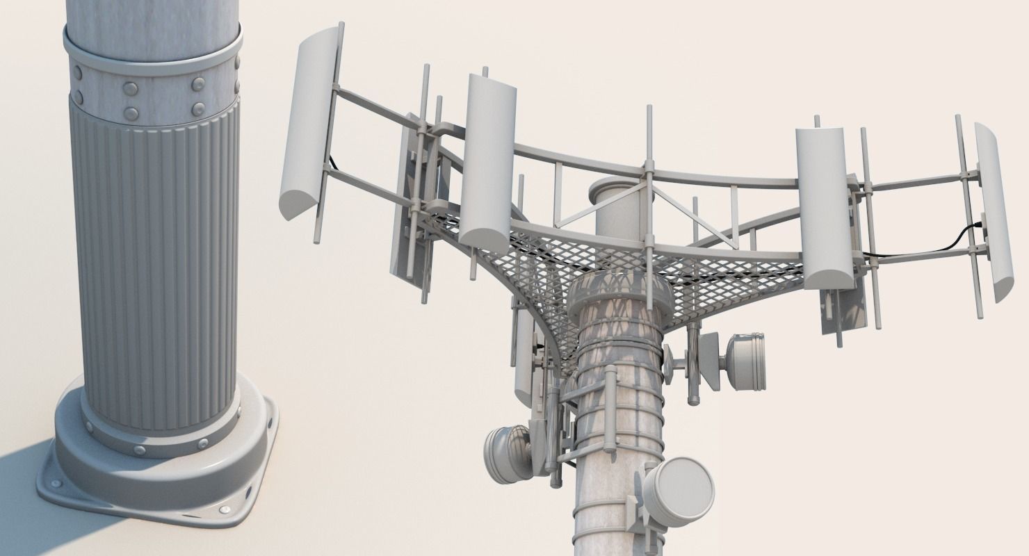Cell Tower 3D model | CGTrader