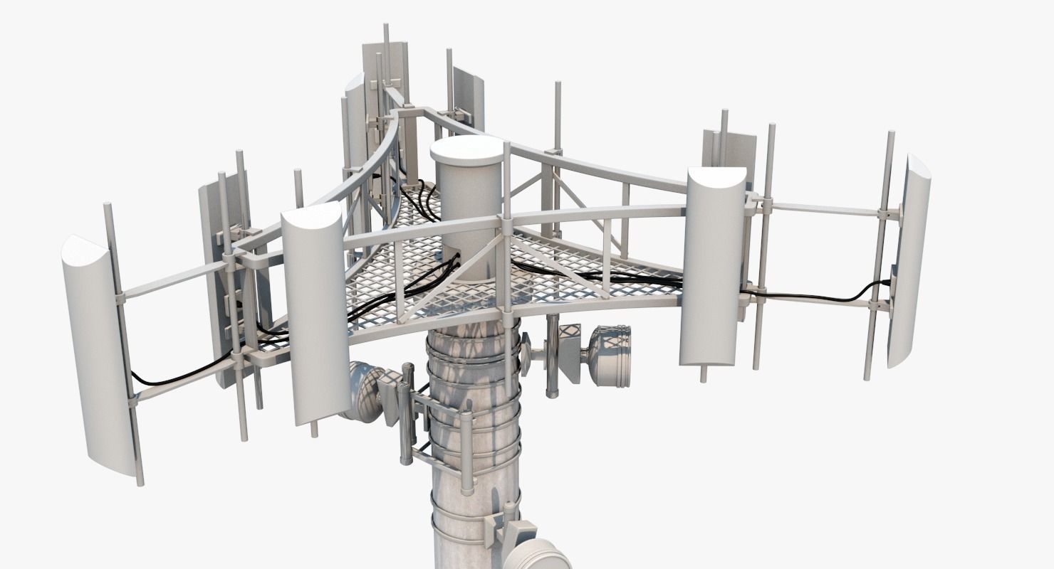 Cell Tower 3D model | CGTrader