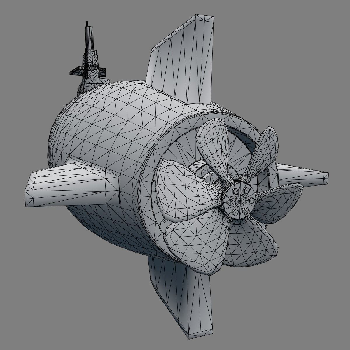 Submarine free VR / AR / low-poly 3D model | CGTrader