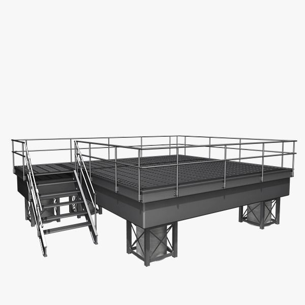 Metal Platform 3D model | CGTrader