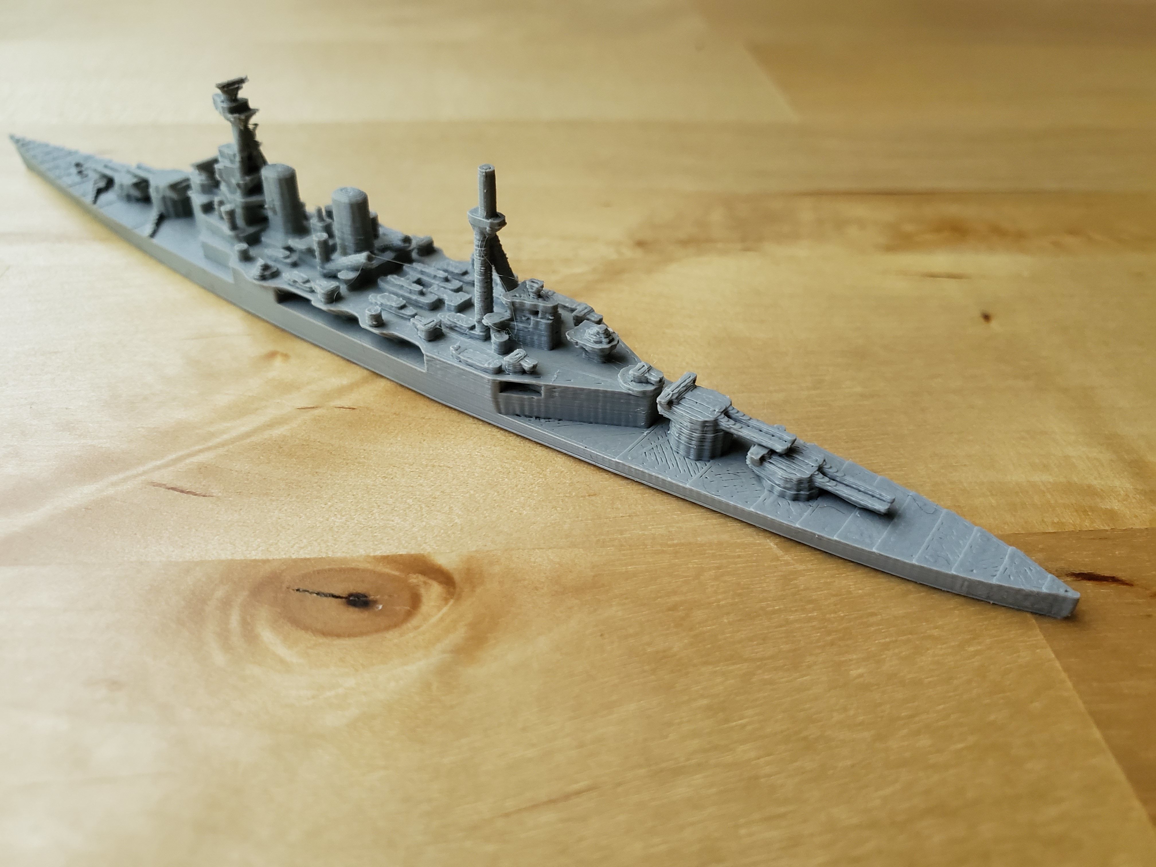 British Battlecruiser HMS Hood Warship 3D model 3D printable | CGTrader