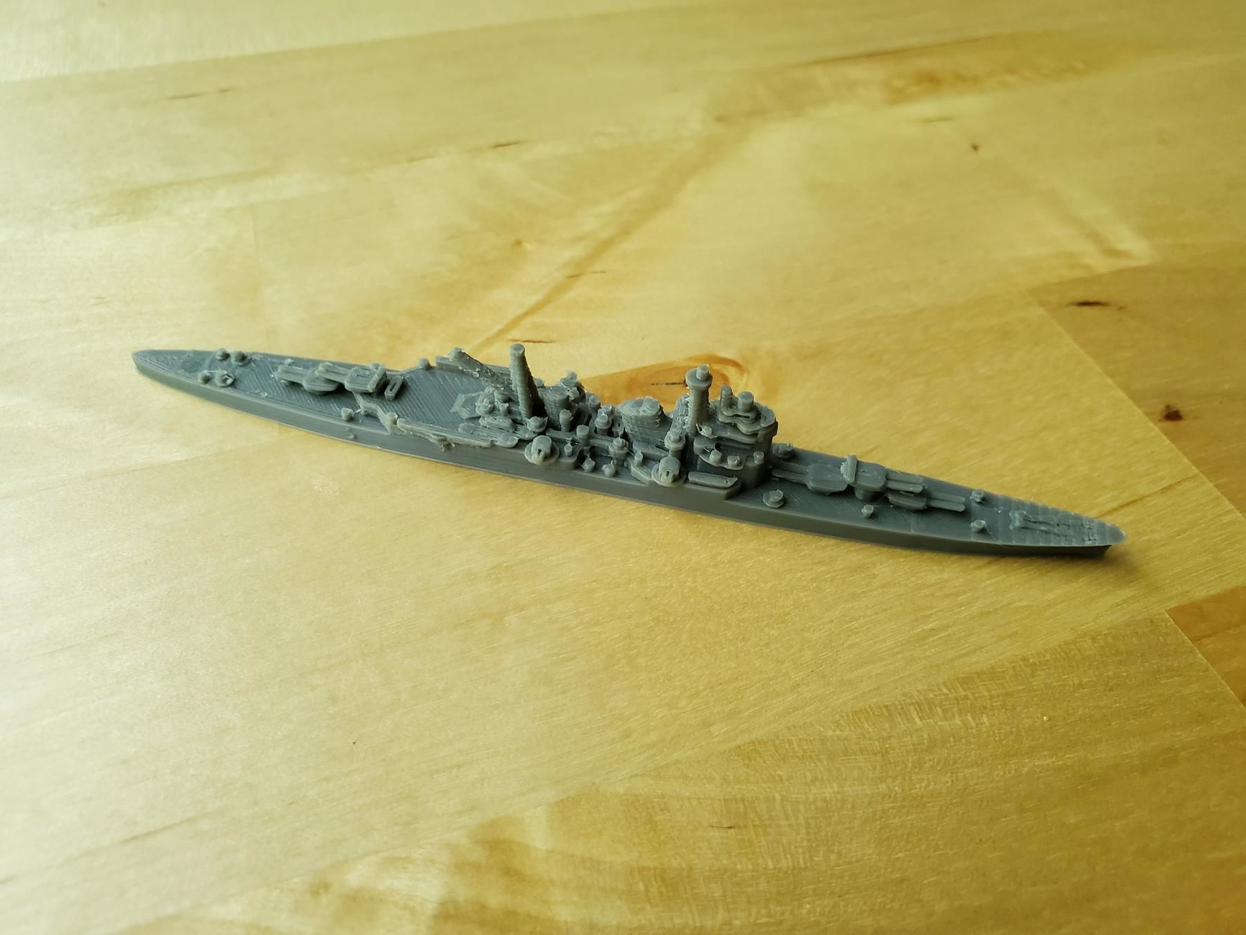 Japanese Myoko Class Cruiser Warship 3D model 3D printable | CGTrader