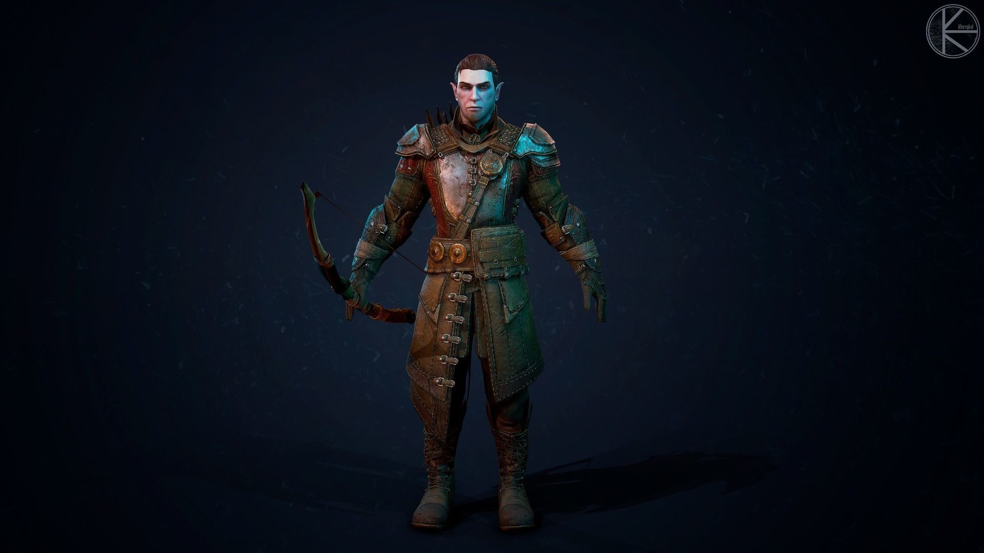 3D model Archer Lambert Game Ready Model VR / AR / low-poly rigged ...