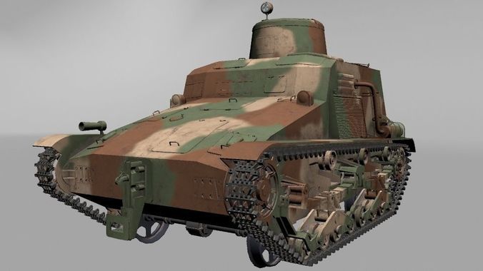 Type-95 So-ki with interior 3D model | CGTrader