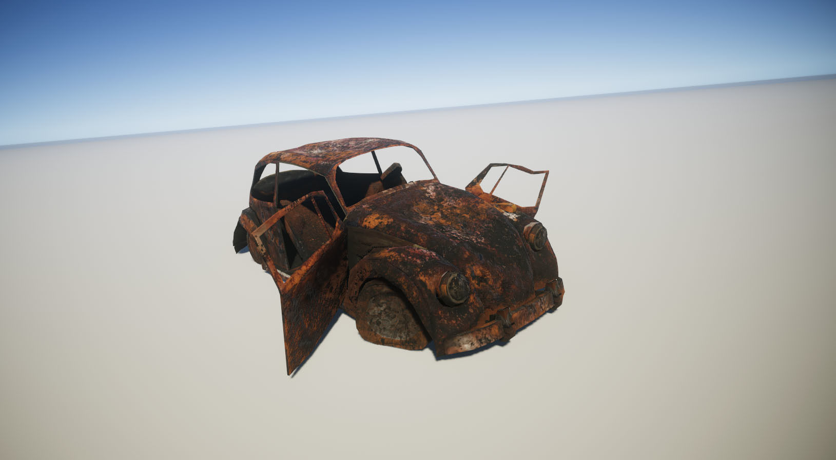 3D model Broken Car VR / AR / low-poly | CGTrader