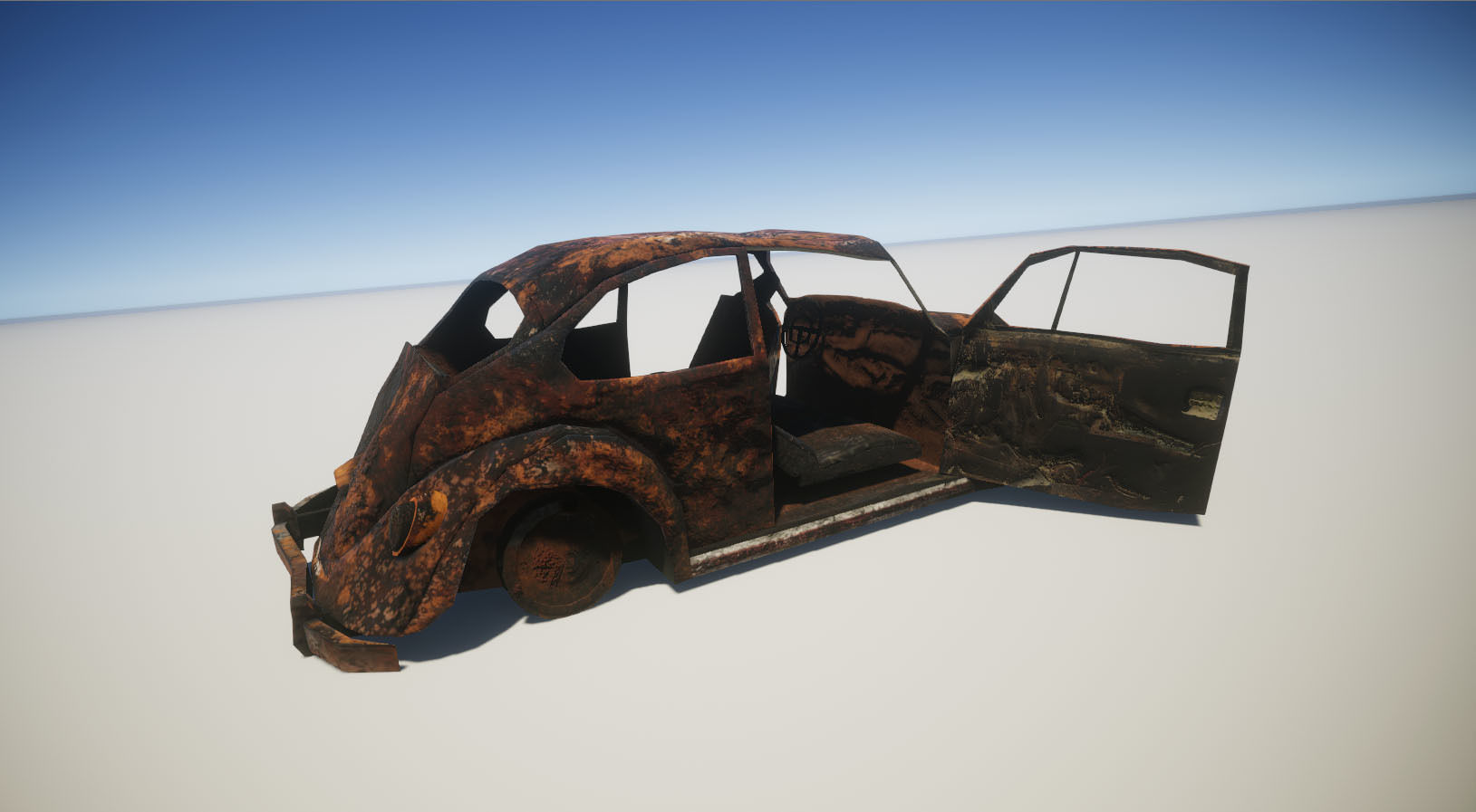 3D model Broken Car VR / AR / low-poly | CGTrader
