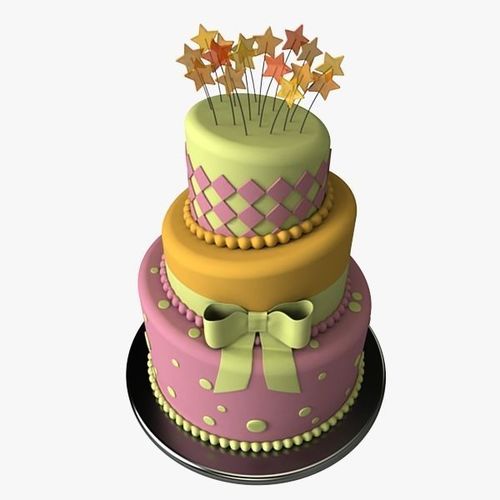 Stylized Cake 3D model | CGTrader