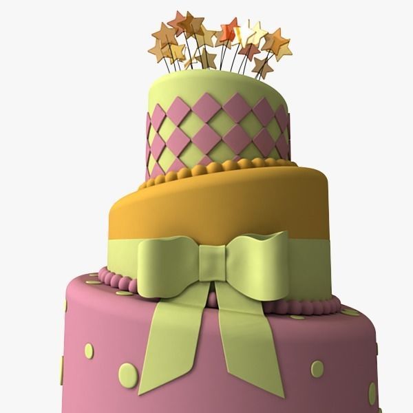 Stylized Cake 3D model | CGTrader