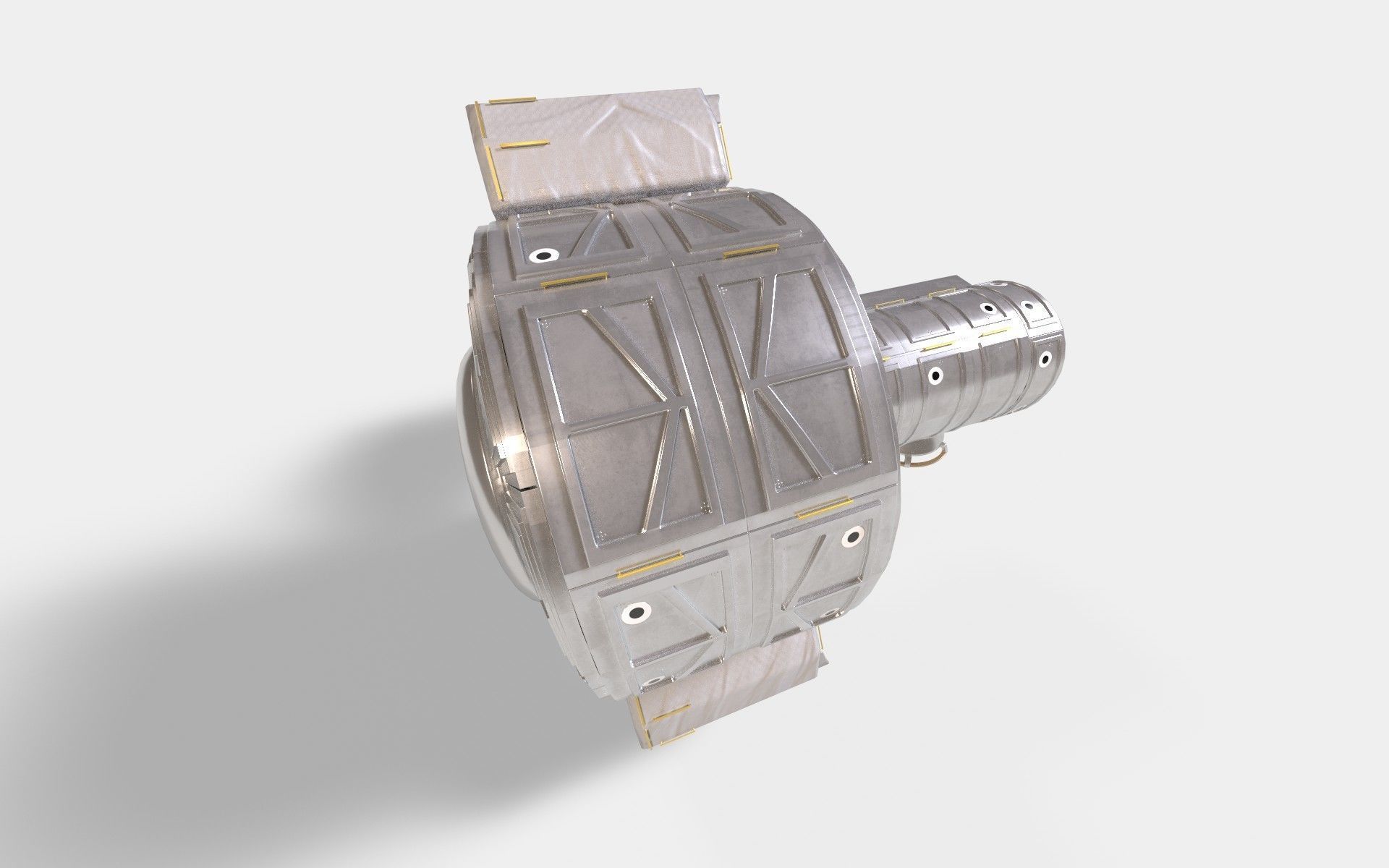 Quest Airlock module on ISS 3D model | CGTrader